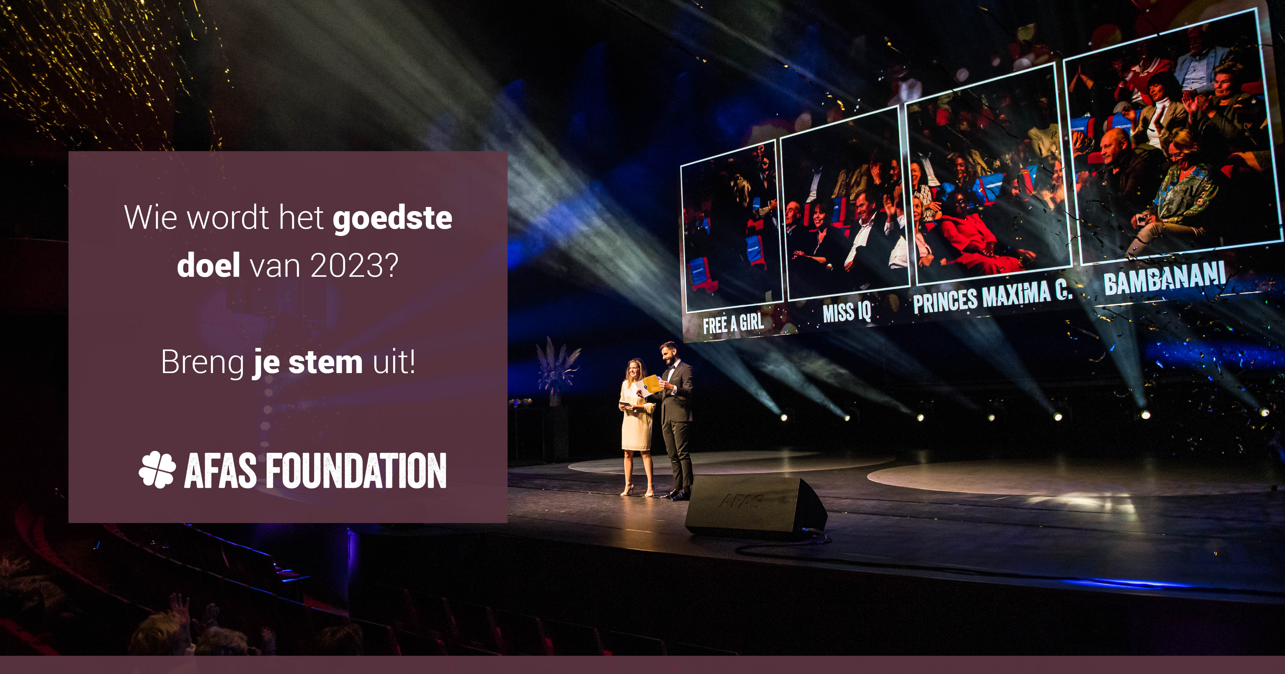 Stemmen Het Goedste Doel 2023 | AFAS Foundation